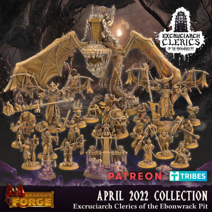 Excruciarch Clerics – Plague Miniatures