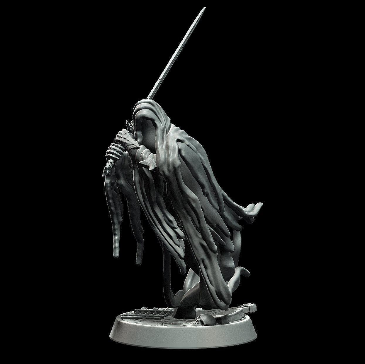 DnD Forsaken Soul Miniature undead miniature - 3 Poses - 28mm scale Ta ...
