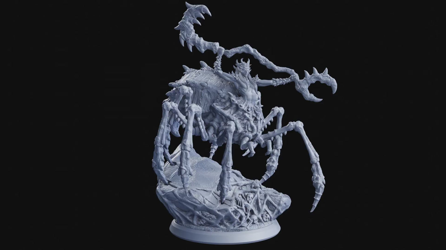 Lirael, Moonshadow Drider Miniature | DnD Spider Hybrid Figurine | 50m ...
