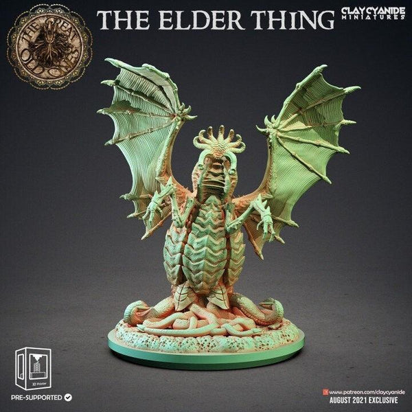 The Elder Thing miniature | Clay Cyanide | Cthulhu Statue | Tabletop G ...
